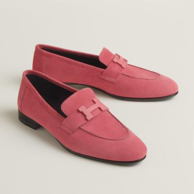 HERMES エルメス モカシン パリ ローズペタル ピンク 37.5 HERMES エルメス モカシン パリ ローズペタル ピンク 37.5